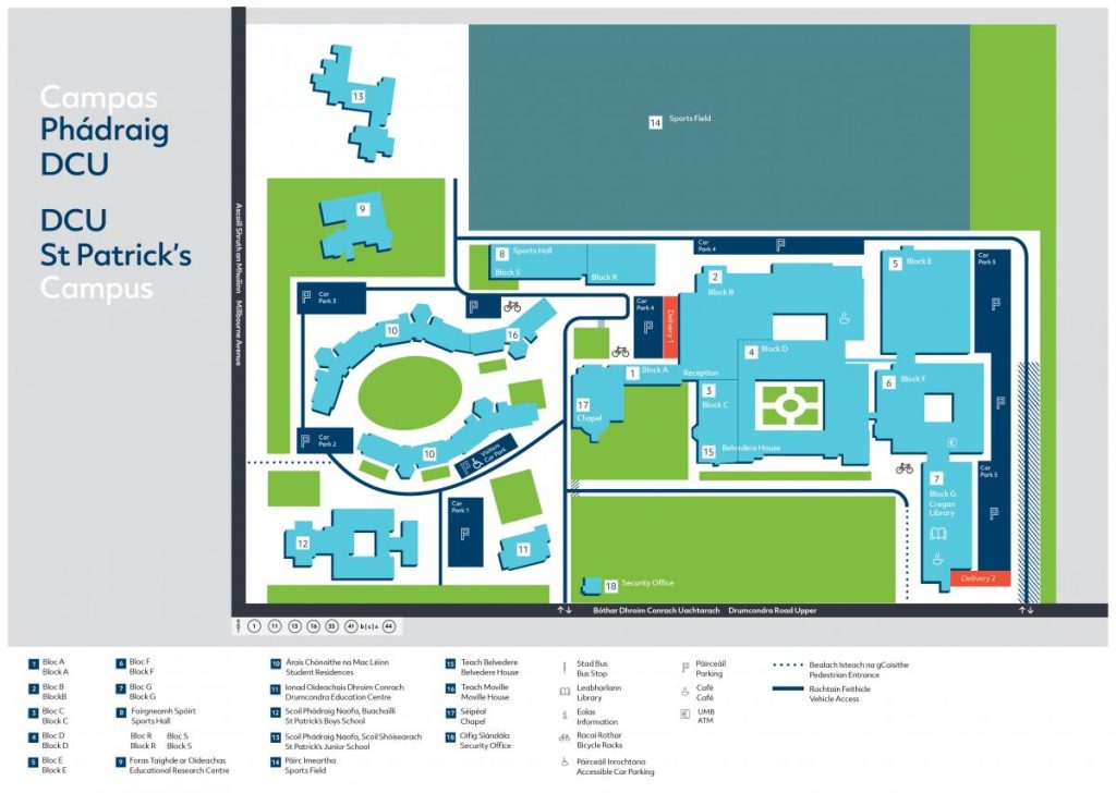 Reading the Campus Maps – Autism & Uni Toolkit – Dublin City University